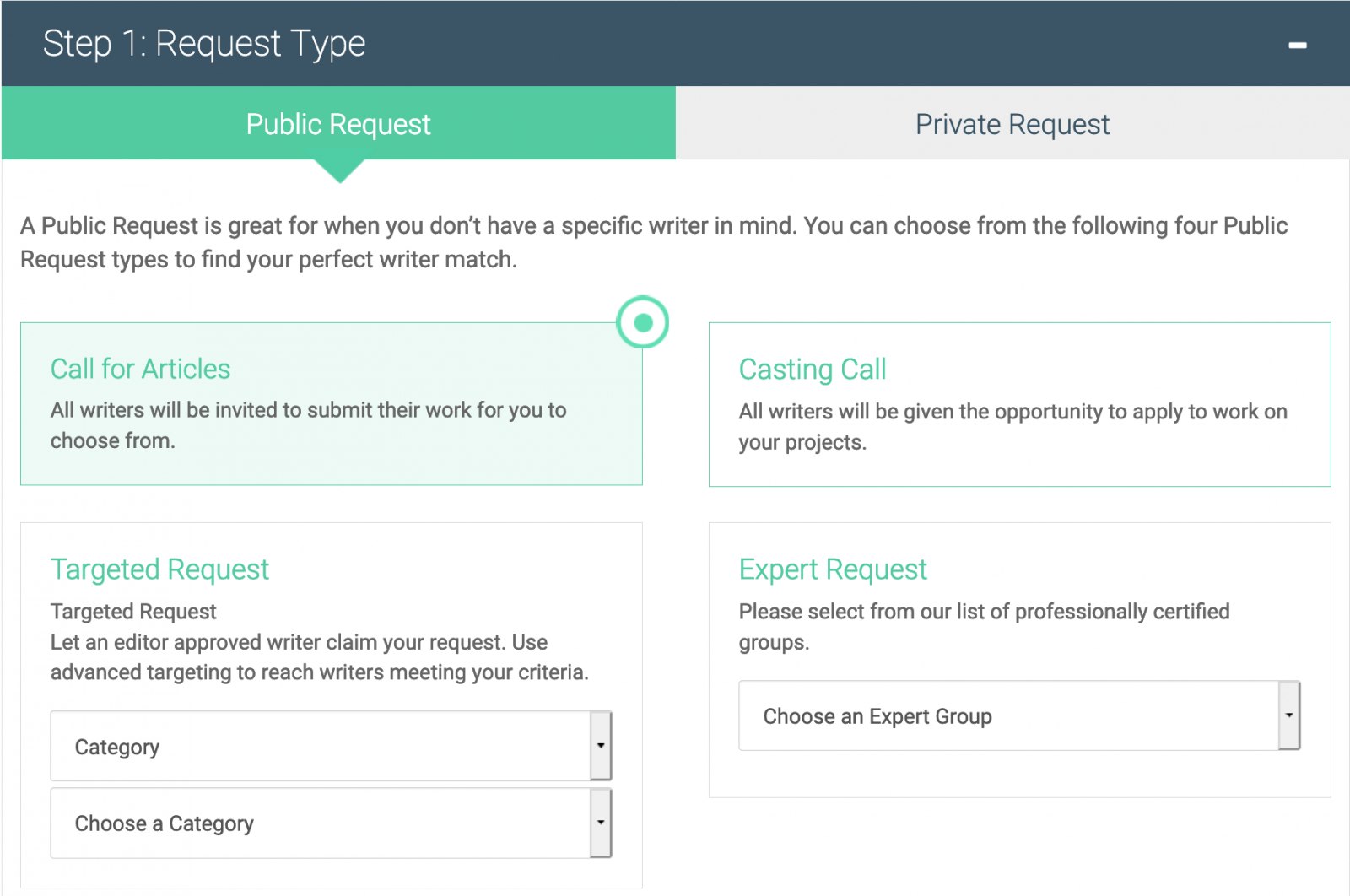 Get the Perfect Article with Constant Content Request Types - Constant ...